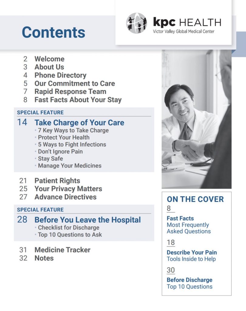 Patient & Family Information - Victor Valley Global Medical Center